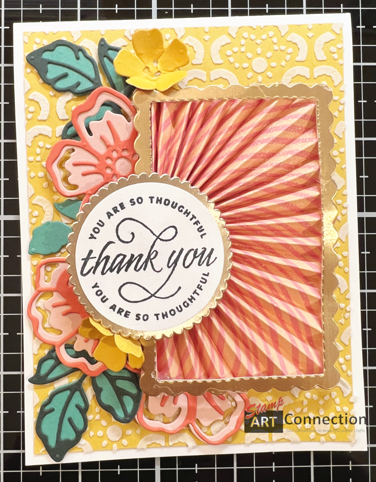 The Framed Rosette Card – Stamp ART Connection