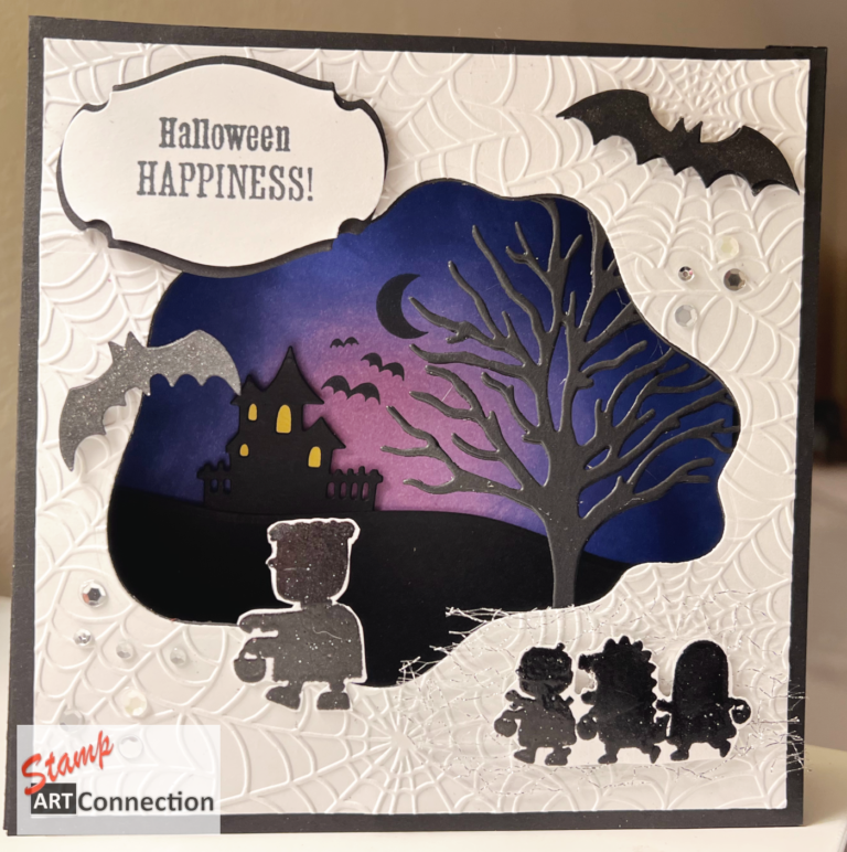 FANCY FOLDS: A Scary Cute Halloween Box Card – Stamp ART Connection