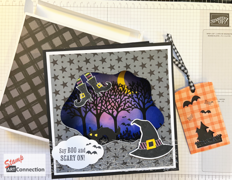 FANCY FOLDS: A Scary Cute Halloween Box Card – Stamp ART Connection