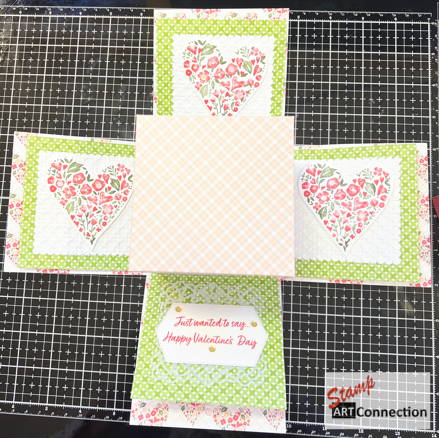 Exploding Box Card Valentine – Stamp ART Connection