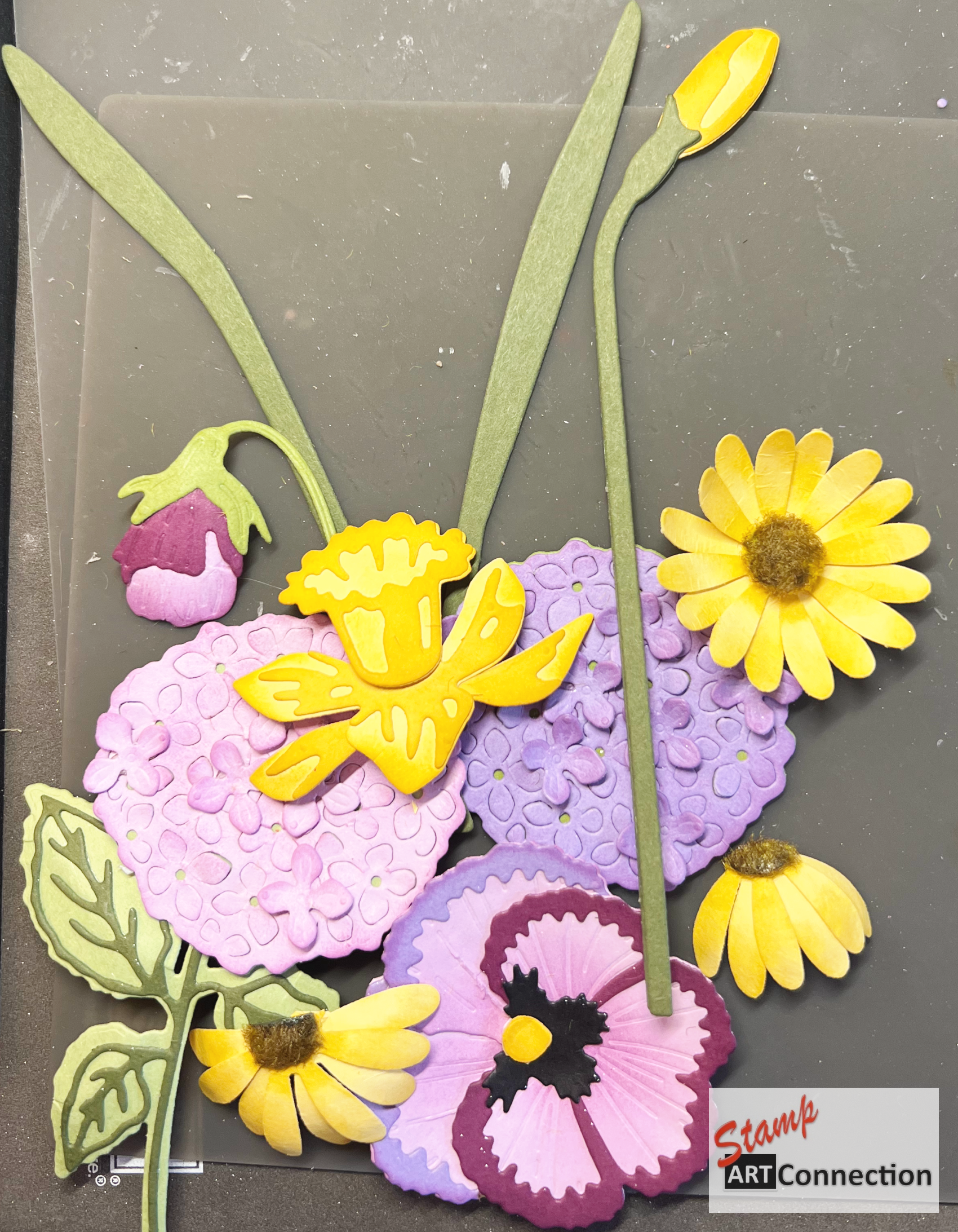 Fancy Folds “Bendi” Bouquet Acetate Card – Stamp ART Connection