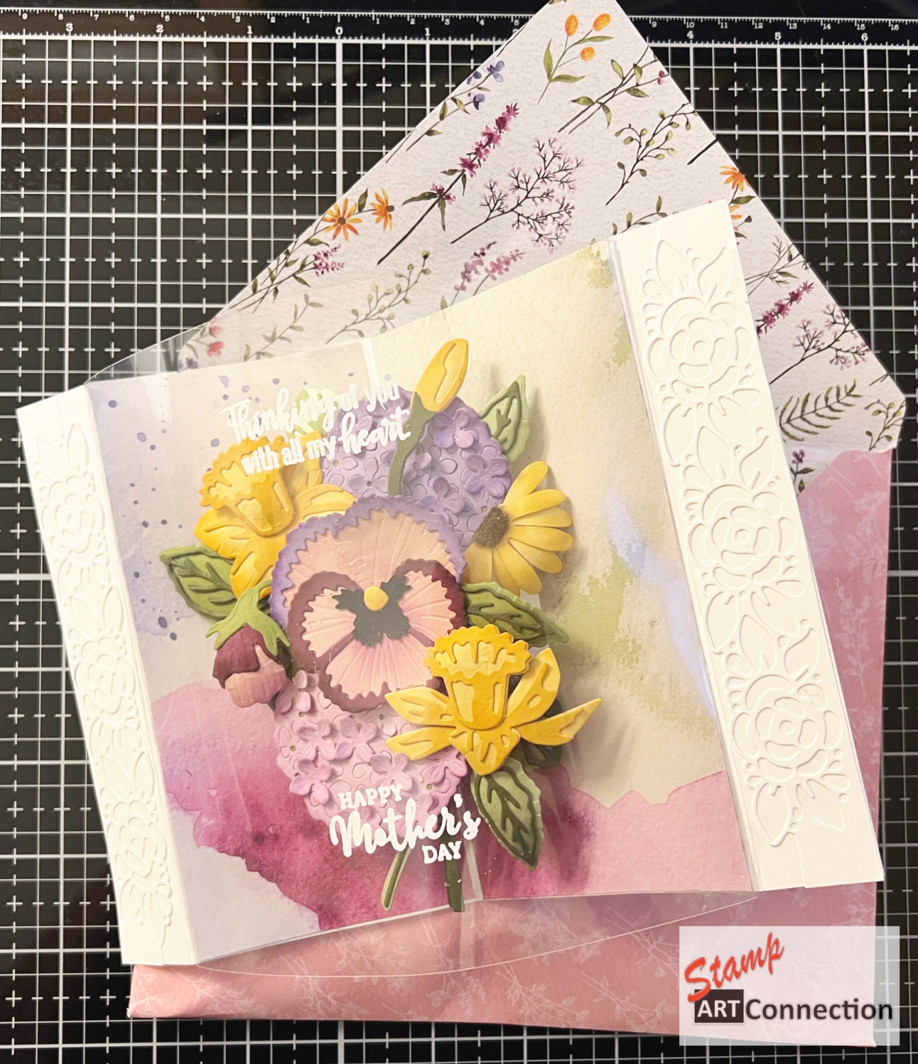 Fancy Folds “Bendi” Bouquet Acetate Card – Stamp ART Connection