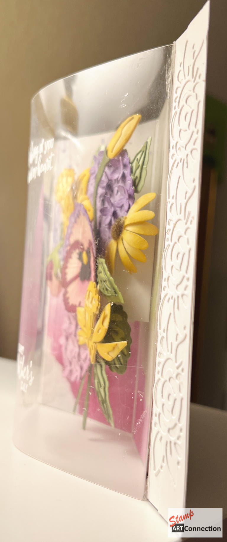 Fancy Folds “Bendi” Bouquet Acetate Card – Stamp ART Connection