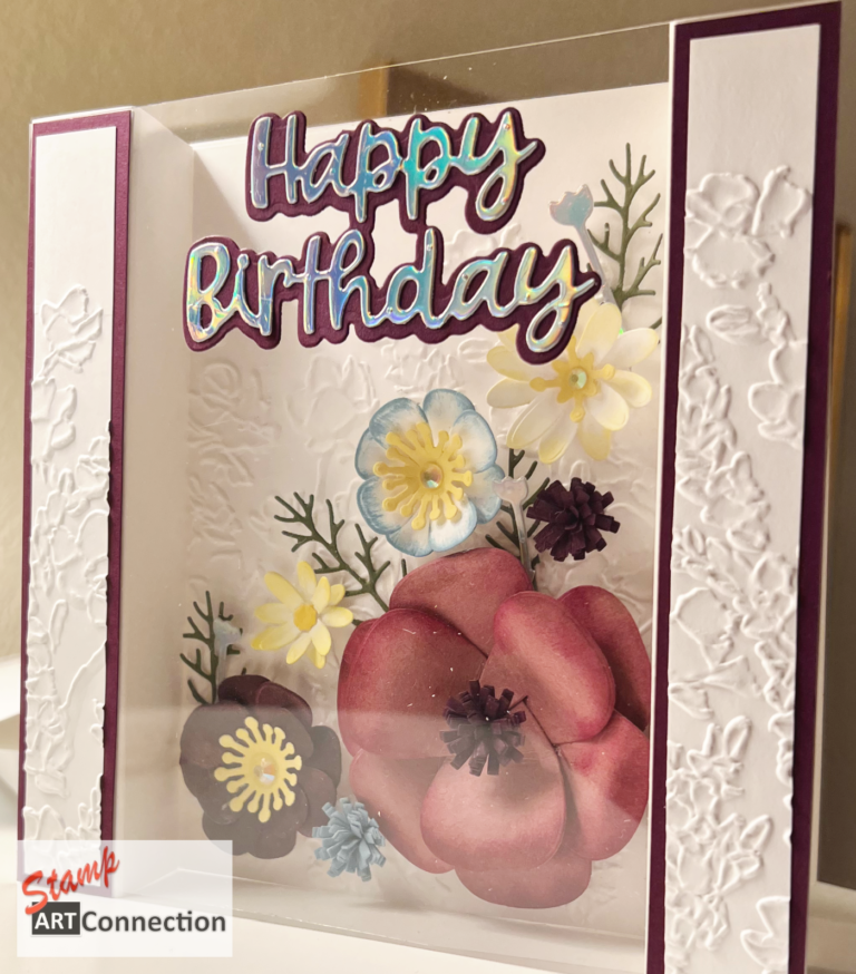 3D Pillar Card using the PAPER FLORIST Dies – Stamp ART Connection