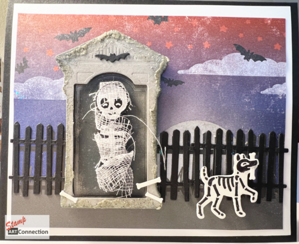 Spooky Crypt Robber Card featuring the Bag of Bones Bundle – Stamp ART ...