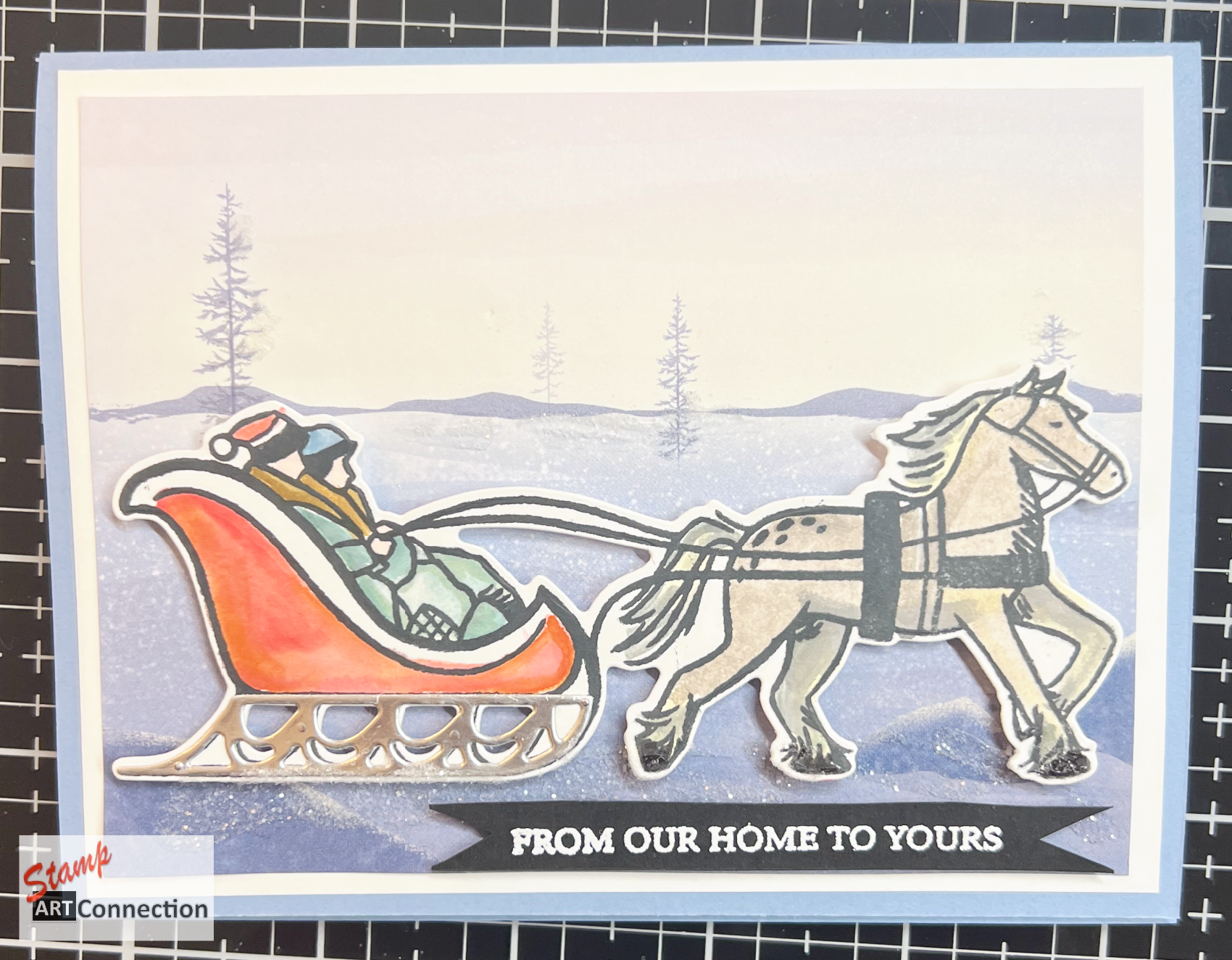 The Holiday Horse & Sleigh Meet the Never-Ending Card – Stamp ART ...