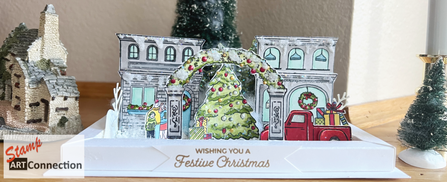 “Shop the Town” Christmas Ornament – Stamp ART Connection