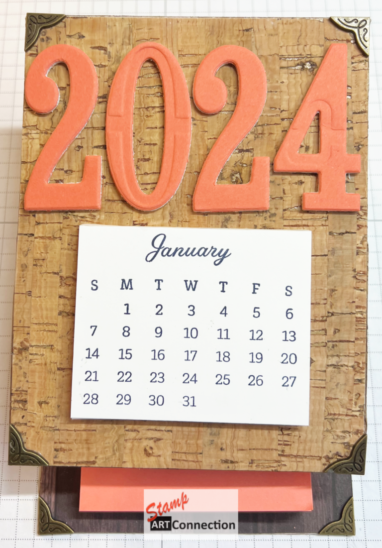 2024 Calendar Easel Card – Stamp ART Connection