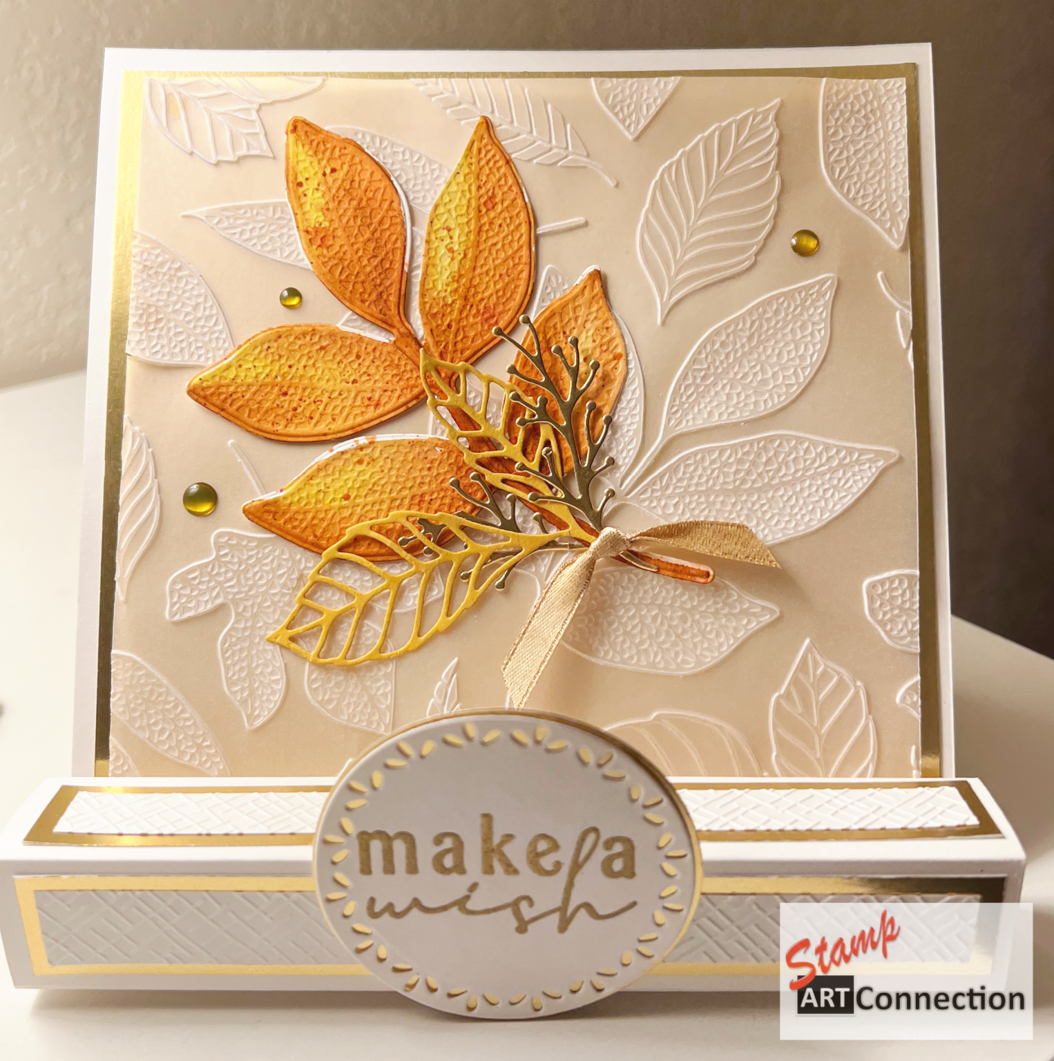 Celebrate Fall Birthdays with a stunning 6-x-6 Easel-box-card featuring ...