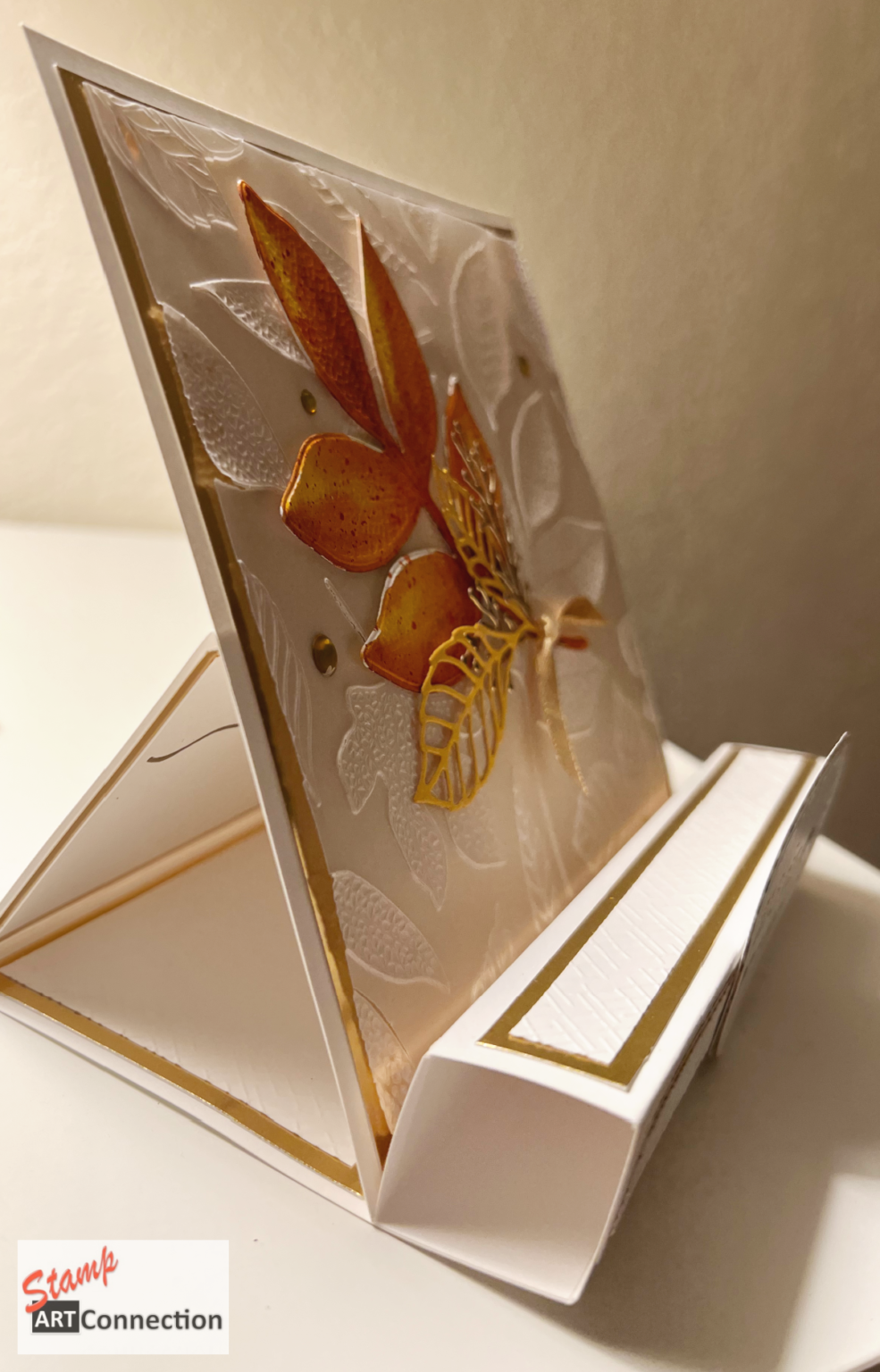 Celebrate Fall Birthdays with a stunning 6-x-6 Easel-box-card featuring ...