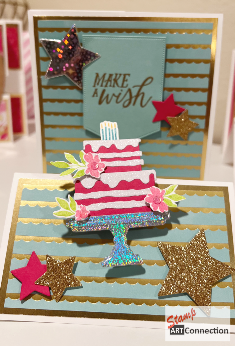 5×6 Standing Easel Birthday Card – Stamp ART Connection