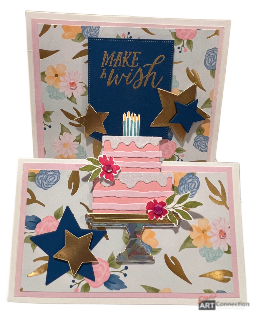 5×6 Standing Easel Birthday Card – Stamp ART Connection