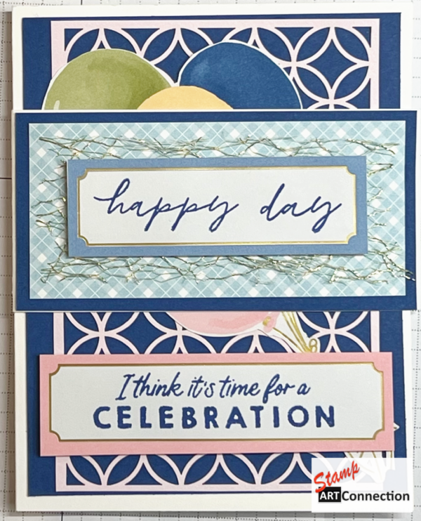 4″x5″ “Inside Concertina” Fold Out Birthday Card – Stamp ART Connection