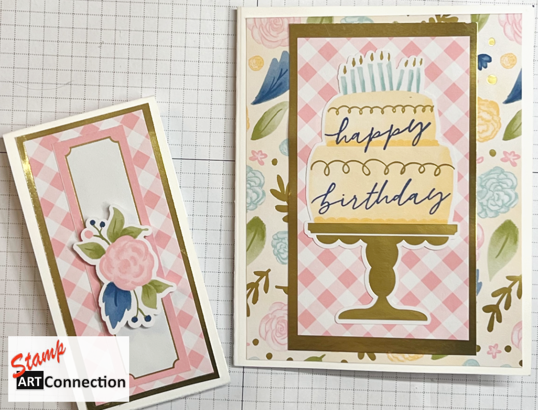 4″x5″ “Inside Concertina” Fold Out Birthday Card – Stamp ART Connection