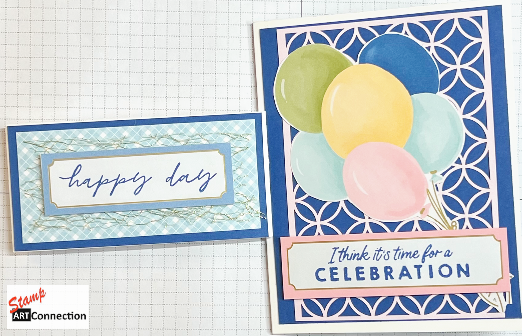 4″x5″ “Inside Concertina” Fold Out Birthday Card – Stamp ART Connection
