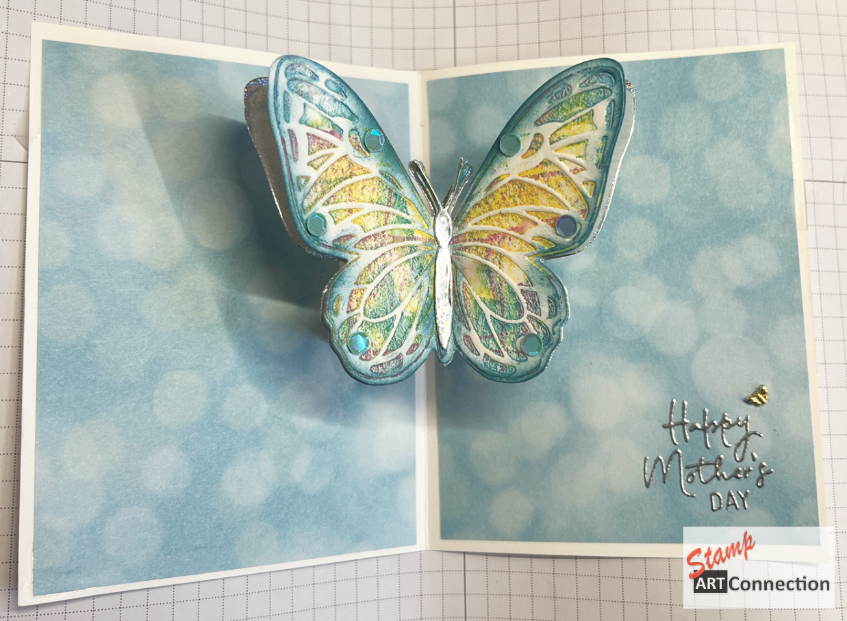 Beautiful Butterflies Spring to Life – Pop Up Card – Stamp ART Connection