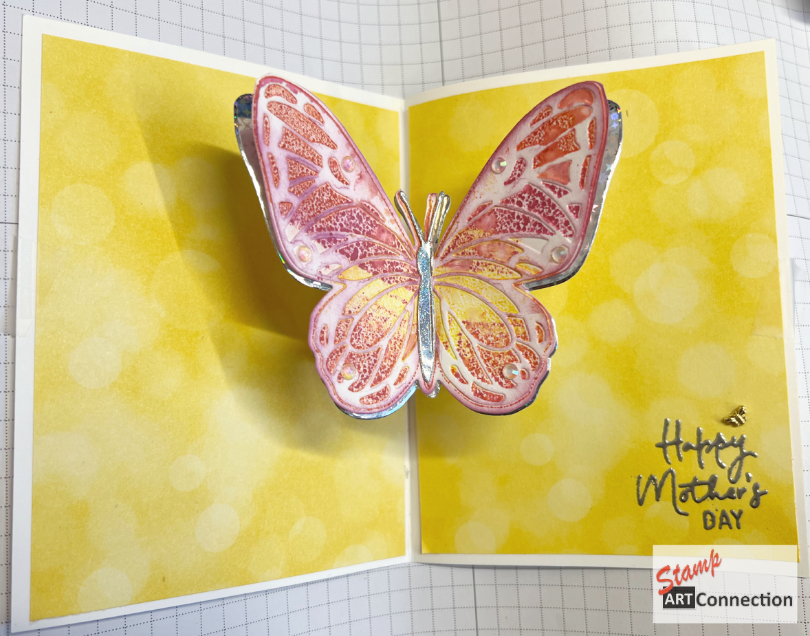Beautiful Butterflies Spring to Life – Pop Up Card – Stamp ART Connection