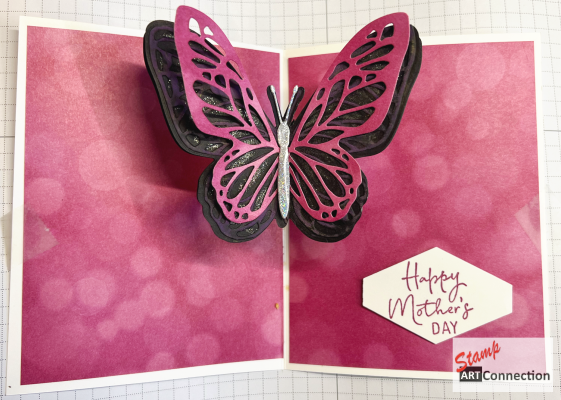 Beautiful Butterflies Spring to Life – Pop Up Card – Stamp ART Connection