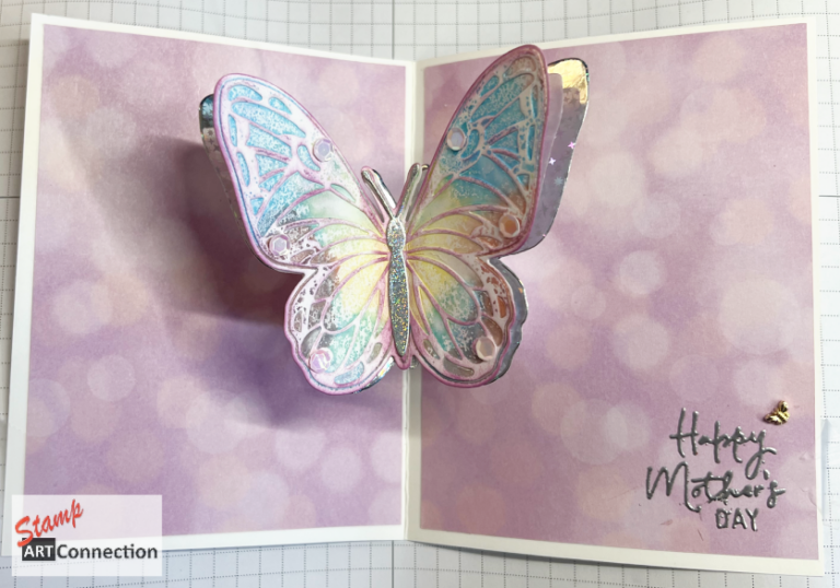 Beautiful Butterflies Spring to Life – Pop Up Card – Stamp ART Connection