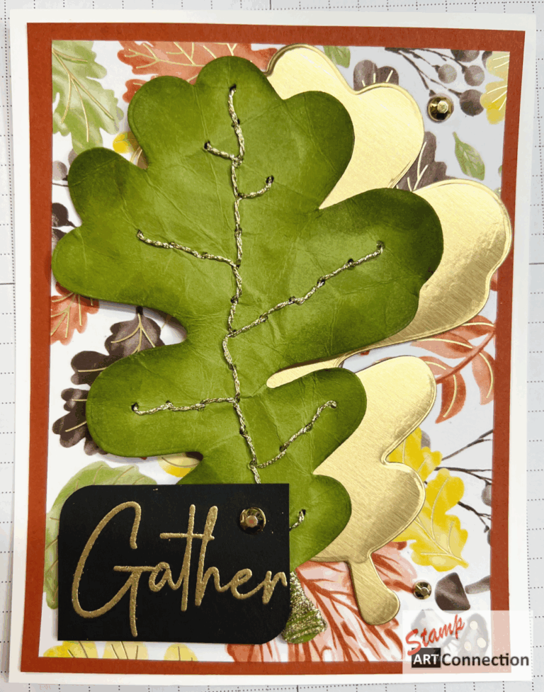 Stunning Fall “Gather Together” Leaf Art: Easy Lacing Techniques ...