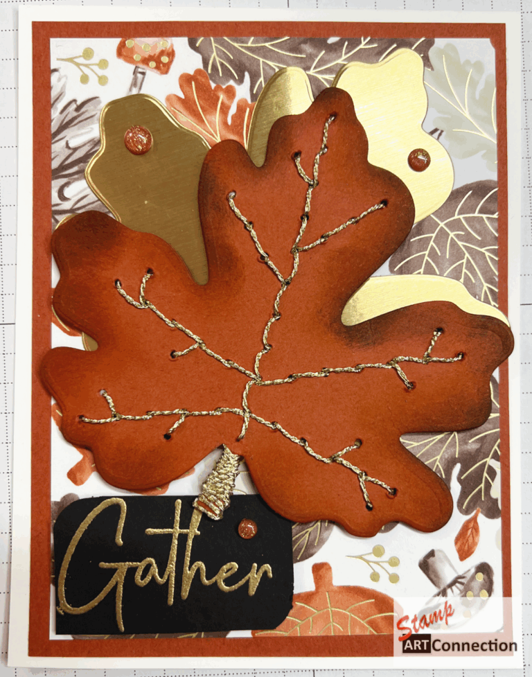 Stunning Fall “Gather Together” Leaf Art: Easy Lacing Techniques ...